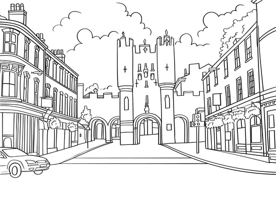 York Colouring Book | Colour in Famous Landmarks in York – Colour Your ...