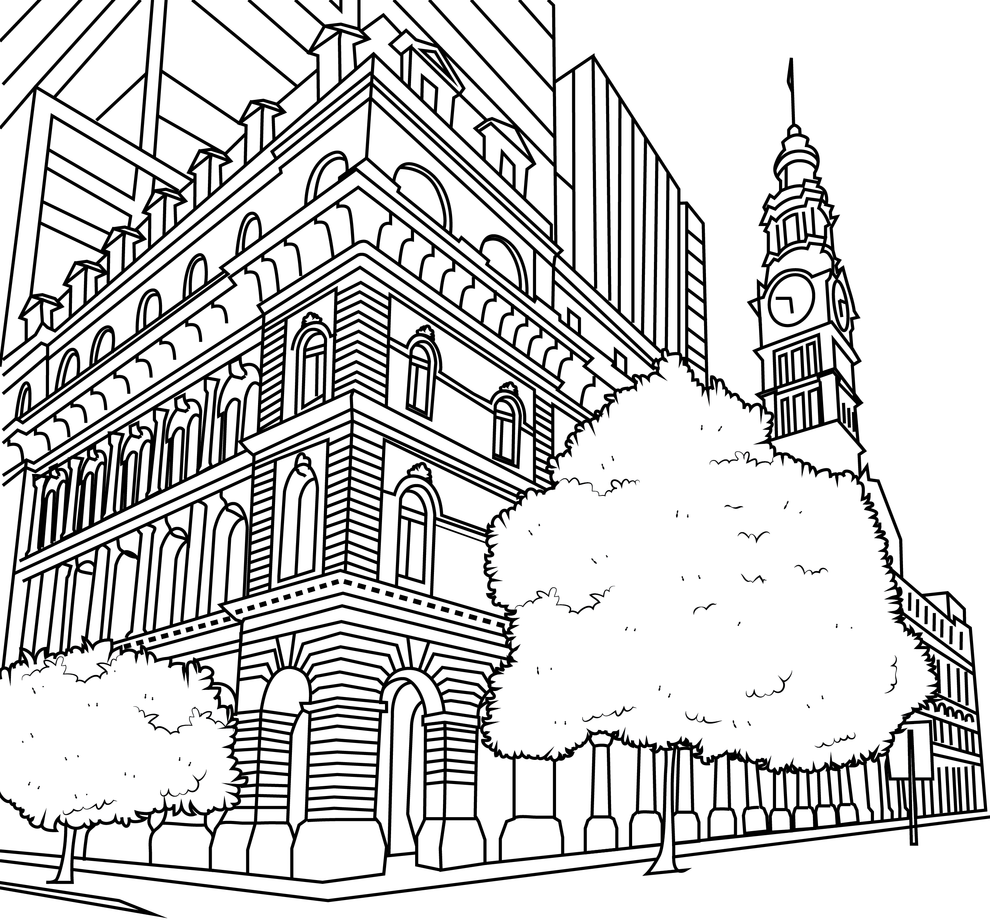 Sydney Colouring Book (A4) – Colour Your Streets